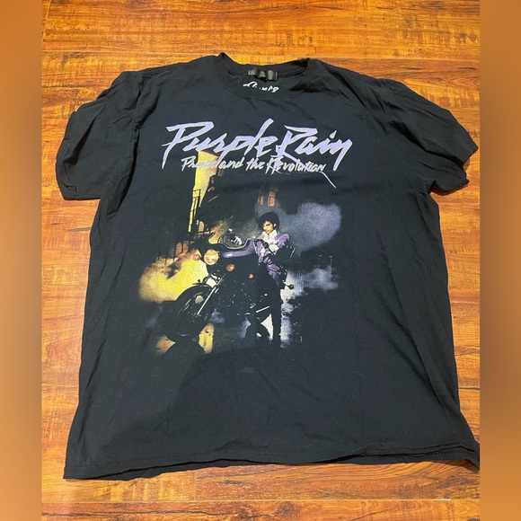 Prince | Shirts | Prince Purple Rain Black Tshirt | Poshmark